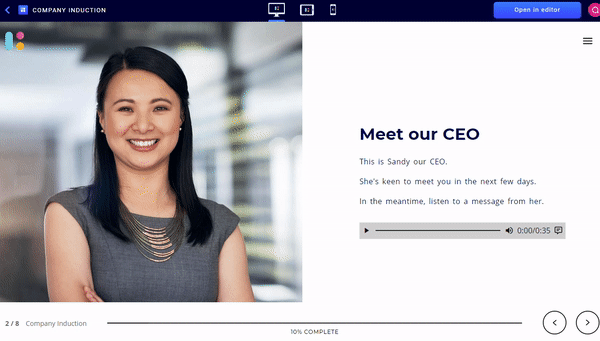 Previewing a created lesson – HowToo Help