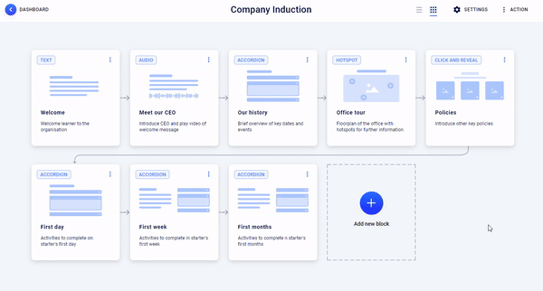 Click and reveal blocks – HowToo Help